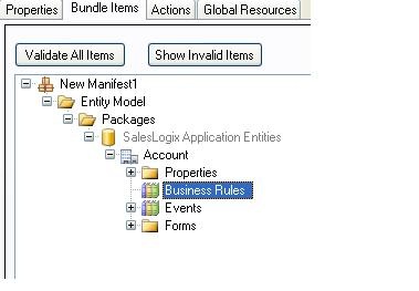SalesLogix 7.5 Web Manifests – Deleting and Adding contents | Customer FX